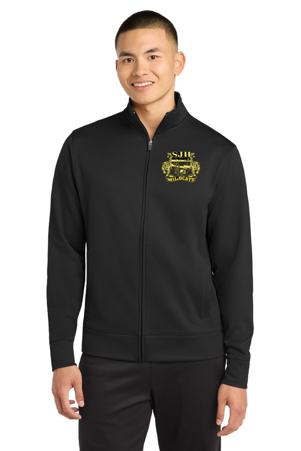 St James High Full Zip Jacket Crest Logo - Black – Trademark Your School